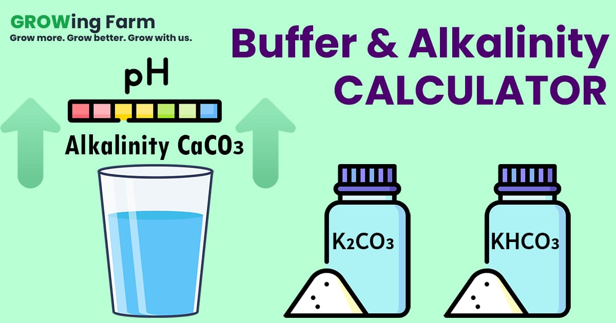 Hydroponic Alkalinity Calculator | K2CO3 & KHCO3